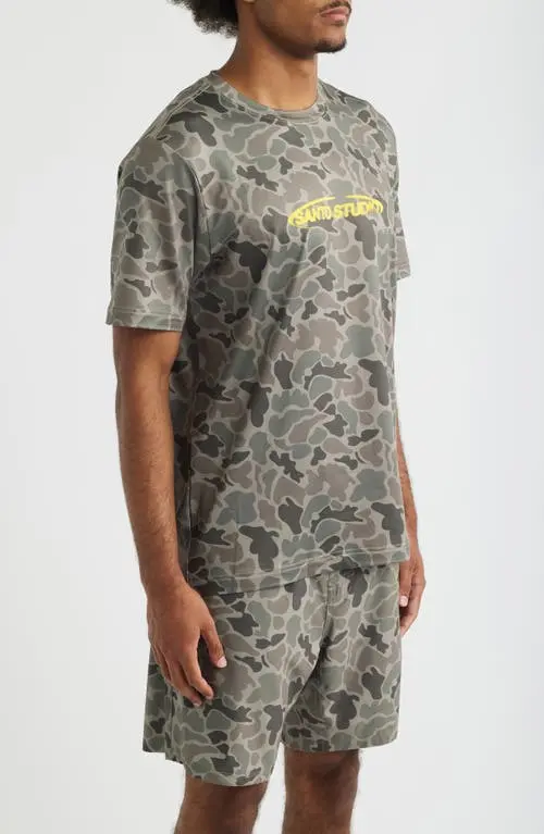 SANTO STUDIO Racer Tech Camo T-shirt