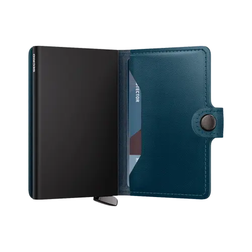 SECRID Premium Miniwallet+ Emboss Lines - Teal
