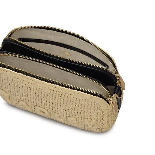 RADLEY Dukes Place Raffia Zip-top Crossbody Bag
