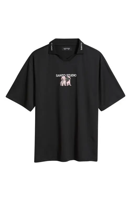 SANTO STUDIO Thugs Need Hugs Polo