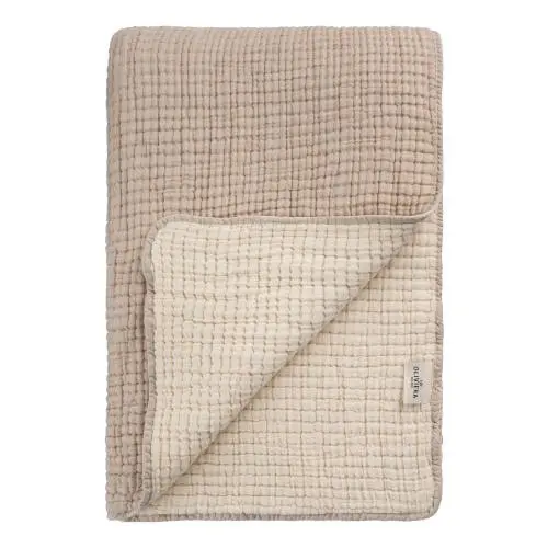 OLIVIERA HOME Soho Supersoft 4-layer Cotton Gauze Quilt - Sand
