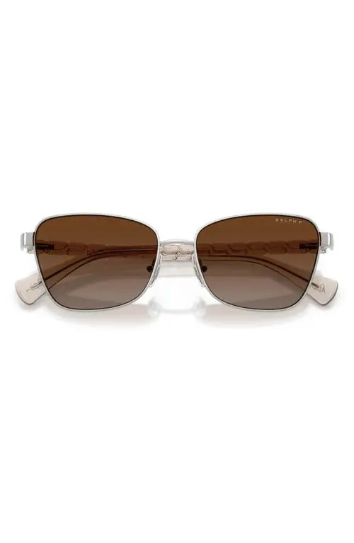 Ralph Lauren 56mm Gradient Polarized Irregular Sunglasses
