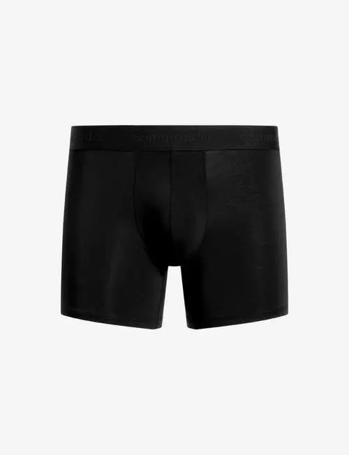Commando Essential Modal Modern Fit Boxer Brief - Black