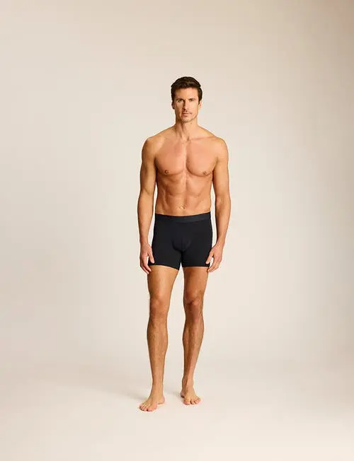 Commando Essential Modal Modern Fit Boxer Brief - Black