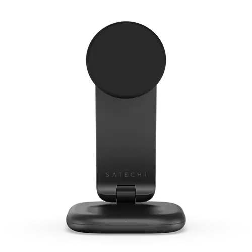 SATECHI 3 In 1 Foldable Wireless Charging Stand With Qi2 25w
