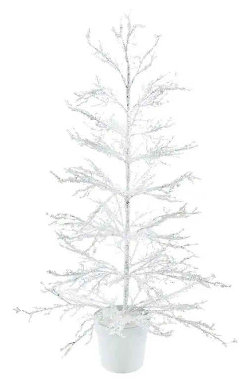 MARK ROBERTS Frosted Potted Tree - Green