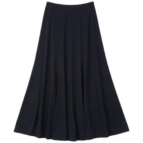 MONTE CARLO Polyester Knit Skirt - Black