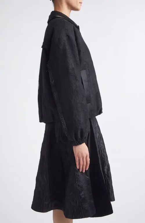 JASON WU Textured Fray Jacquard Jacket