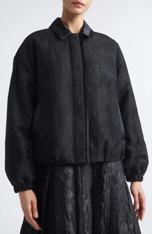 JASON WU Textured Fray Jacquard Jacket