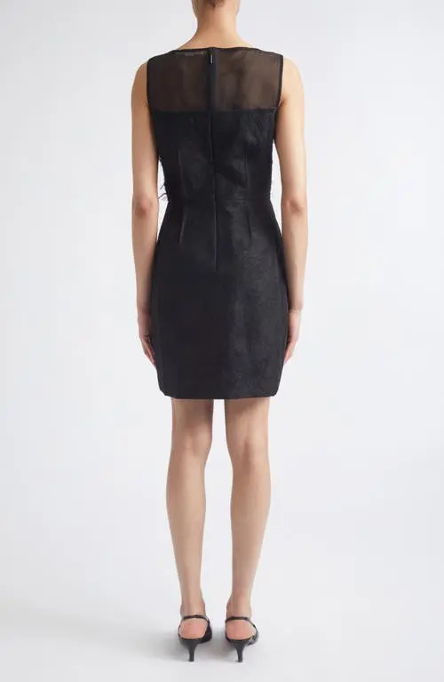JASON WU Textured Fray Jacquard Mini Dress