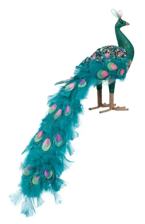 MARK ROBERTS Glamorous Peacock - Teal