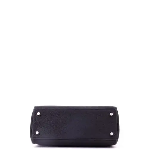Hermès Kelly Handbag Togo With Palladium Hardware 25