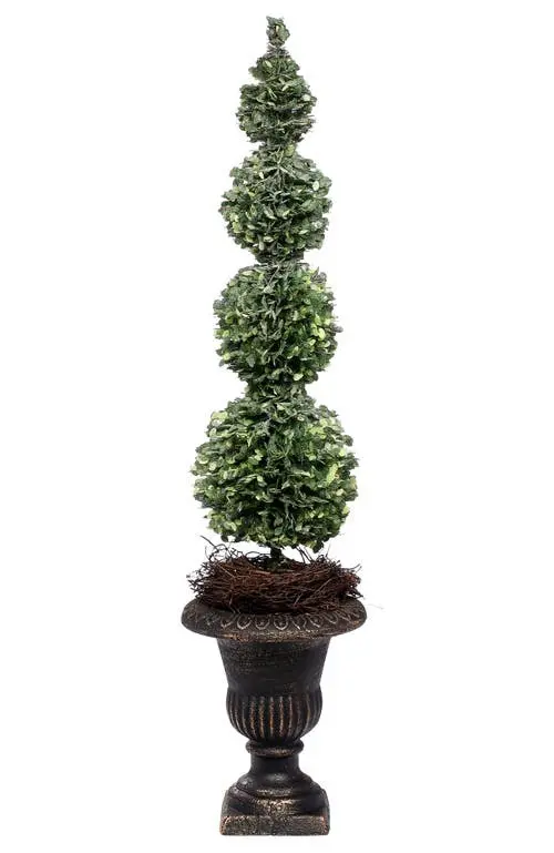 MARK ROBERTS Triple Pine Topiary - Green