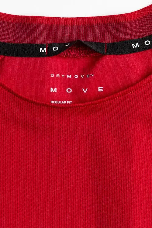H&M Regular Fit Printed Football Shirt With Drymove™ Technology