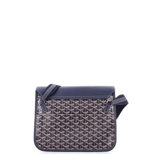 Goyard Coursier Messenger Bag Coated Canvas And Leather