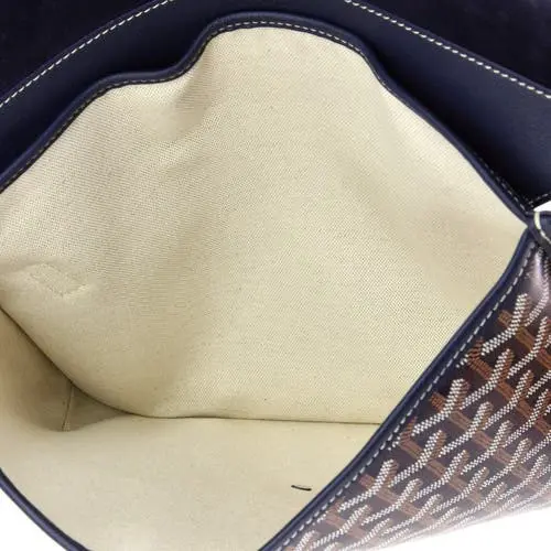 Goyard Coursier Messenger Bag Coated Canvas And Leather
