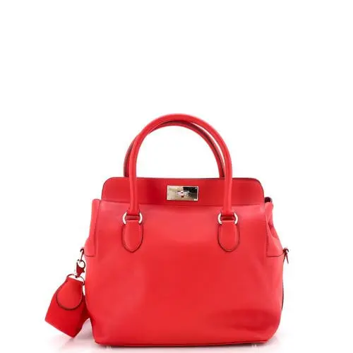 Hermès 81034712 Toolbox Bag Swift 26 Leather - Red