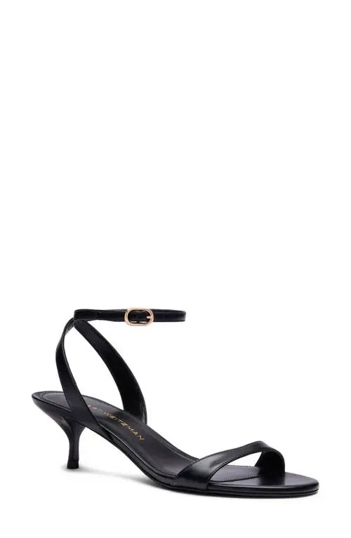 STUART WEITZMAN Kellie Ankle Strap Sandal - Black