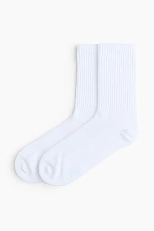 H&m 7-pack Sports Socks - White