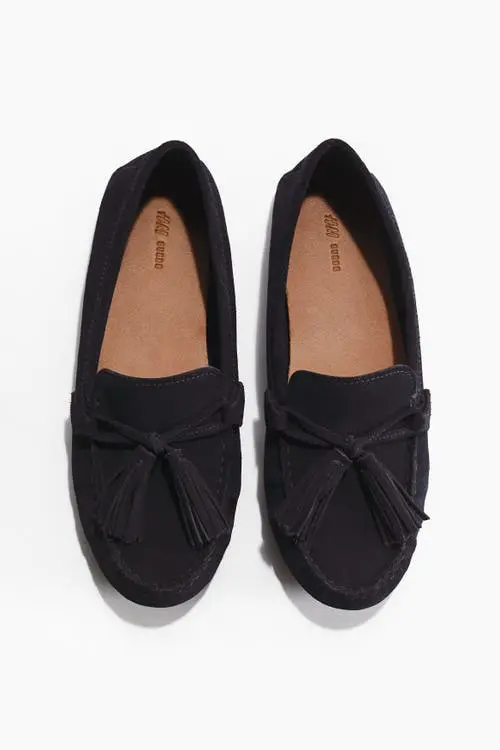 H&m Split Suede Loafers