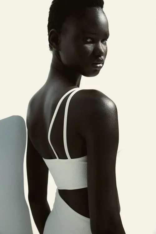 H&m Padded-cup Cut-out One-piece Swimsuit