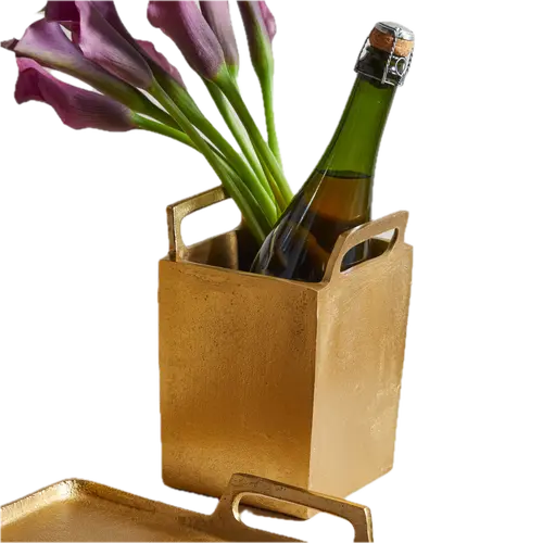 BE HOME Seline Wine Chiller - Gold