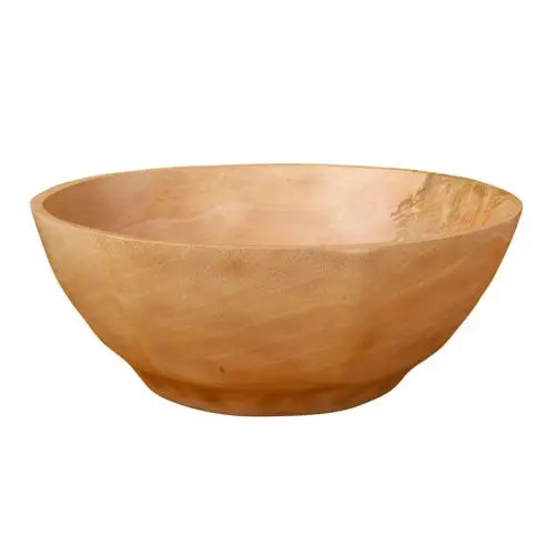 BE HOME Kiln Wood Curved Bowl - Mango