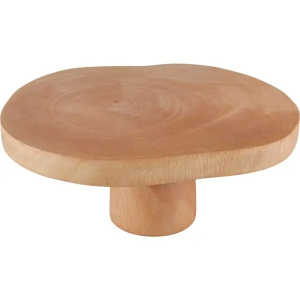 BE HOME Kiln Wood Cake Stand - Mango