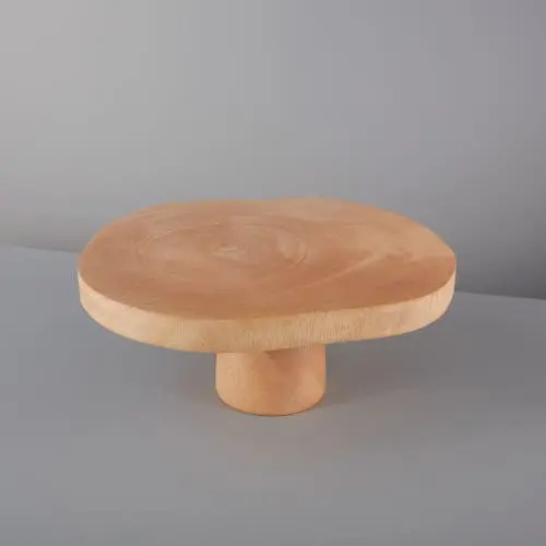 BE HOME Kiln Wood Cake Stand