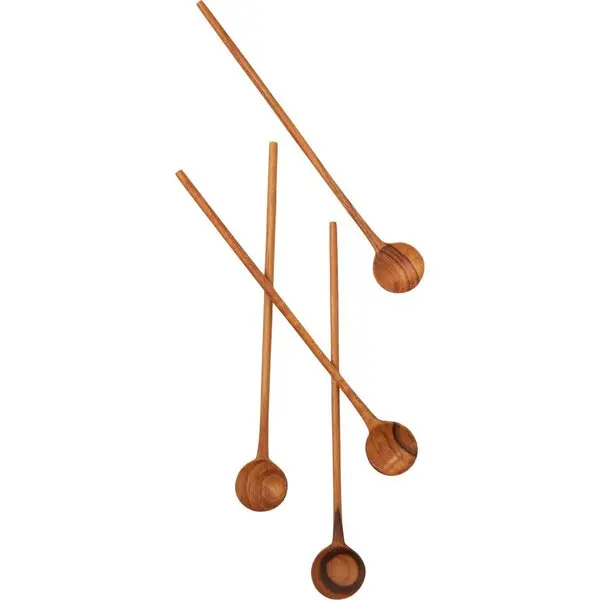 BE HOME Stirrersset Of 4 - Teak