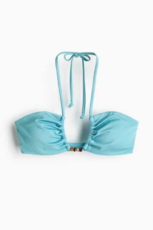 H&m Padded Halterneck Bikini Top