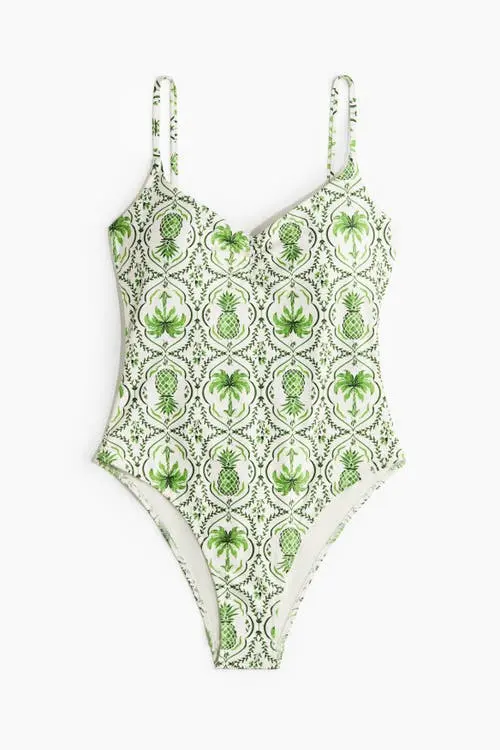 H&m Padded-cup Swimsuit