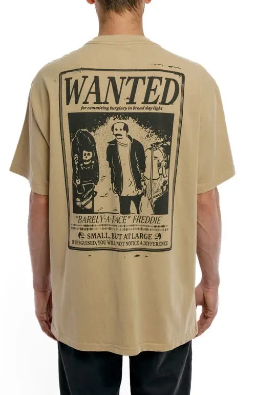 VARDAGEN Wanted Poster Heavyweight Cotton T-shirt