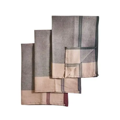 BE HOME Lula Kitchen Towelset Of 3 - Moss
