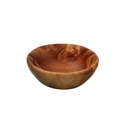 BE HOME Wood Pinch Bowl - Olive