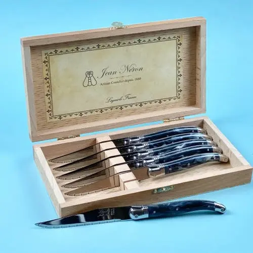 BE HOME Laguiole 6 Piece Steak Knife Set