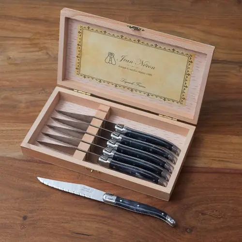 BE HOME Laguiole 6 Piece Steak Knife Set