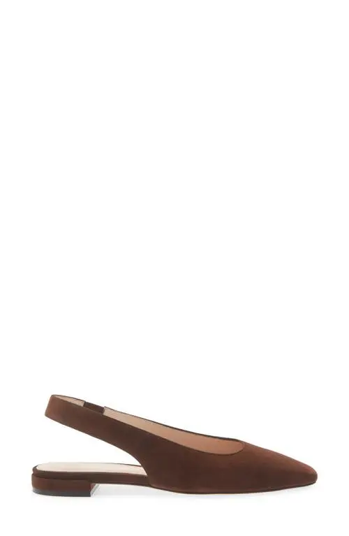 STUART WEITZMAN Stassi Slingback Flat - Walnut