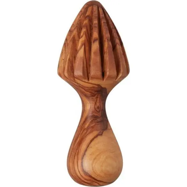 BE HOME Wood Citrus Press - Olive