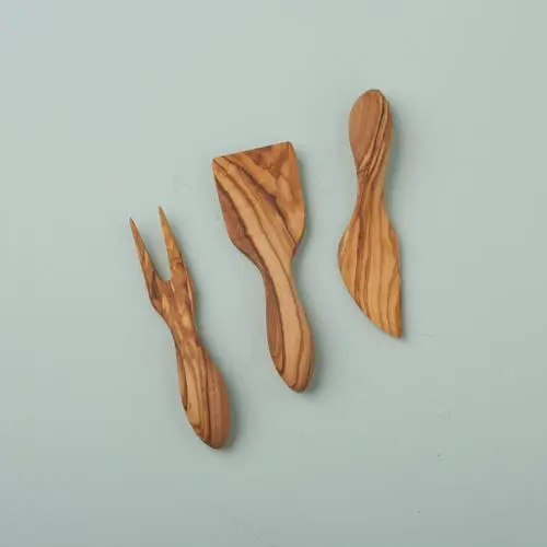 BE HOME Wood Cheese Set