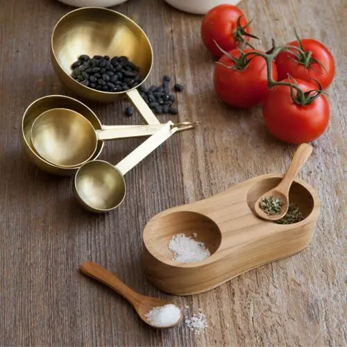 BE HOME Salt & Pepper Cellar With Spoons