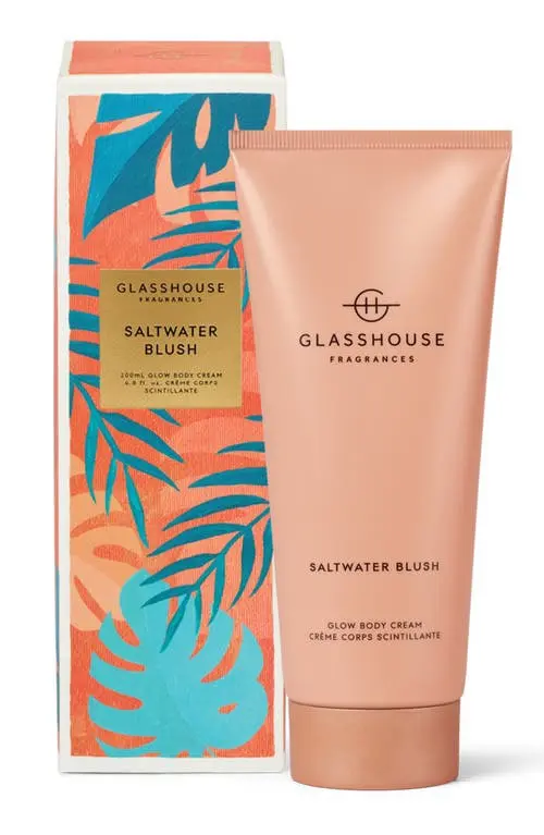 GLASSHOUSE FRAGRANCES Saltwater Blush Glow Body Cream - Clear