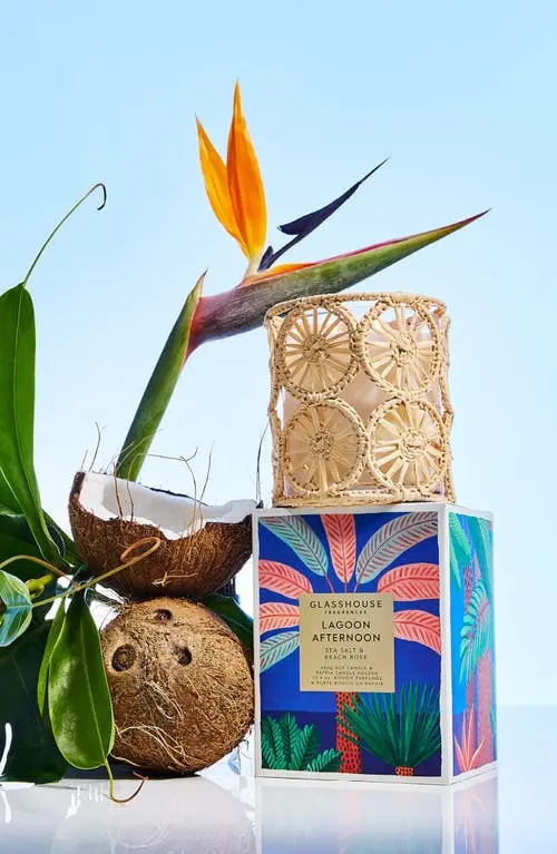 GLASSHOUSE FRAGRANCES Lagoon Afternoon Scented Candle