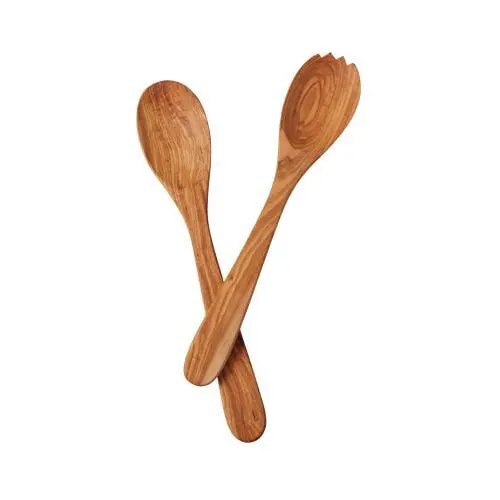 BE HOME Wood Serving Set - Olive