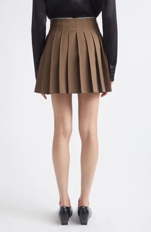 MAISON MARGIELA Pleated A-line Miniskirt