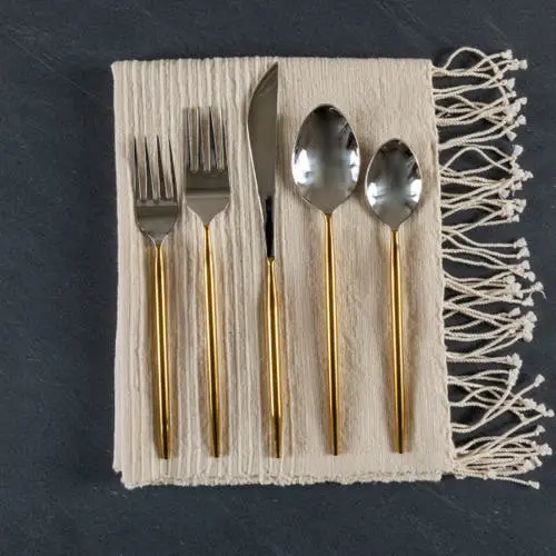 BE HOME Sun And Moon Flatware Set