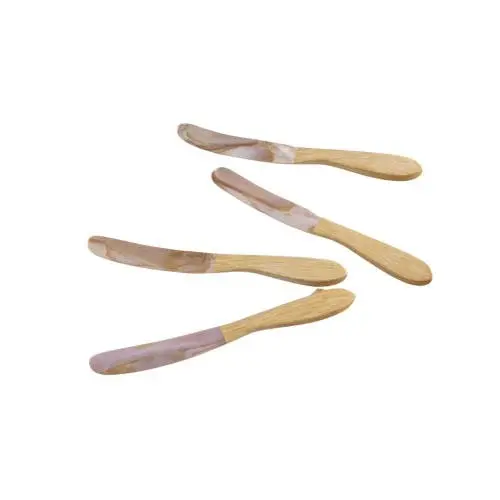 BE HOME Serin Shell Spreadersset Of 4 - Natural