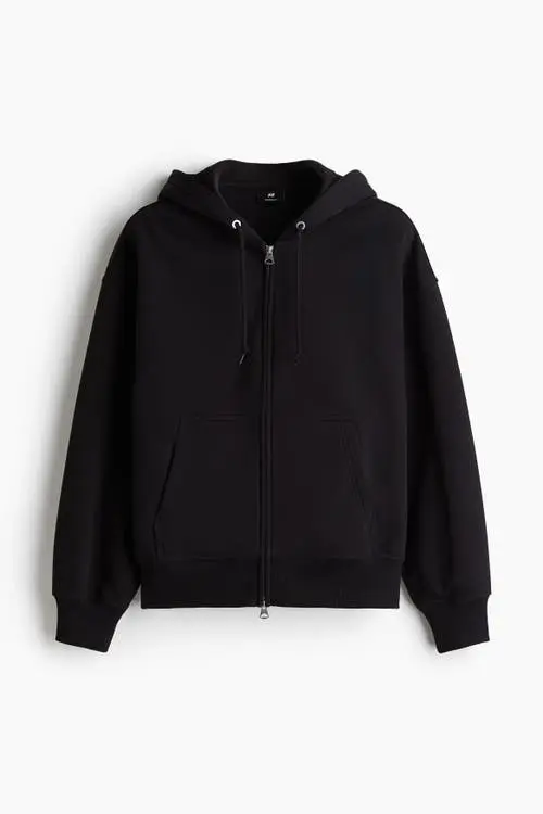 H&m Oversized Fit Zip-through Hoodie