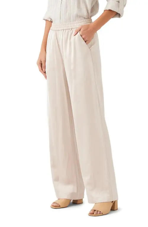 Karen Kane Satin Wide Leg Pants