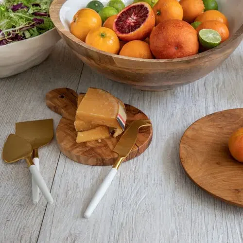BE HOME Cheese Knifeset Of 3 - White